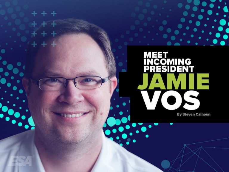 Meet Incoming President Jamie Vos - ESA