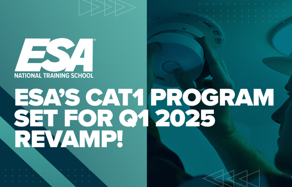 ESA Revamping Certified Alarm Technician 1 Training