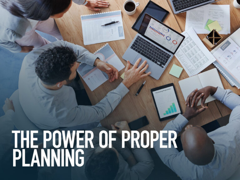 The Power of Proper Planning - ESA